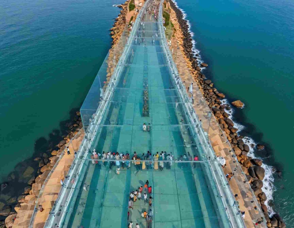 India’s First Glass Bridge Inaugurated in Kanyakumari, Connecting ...